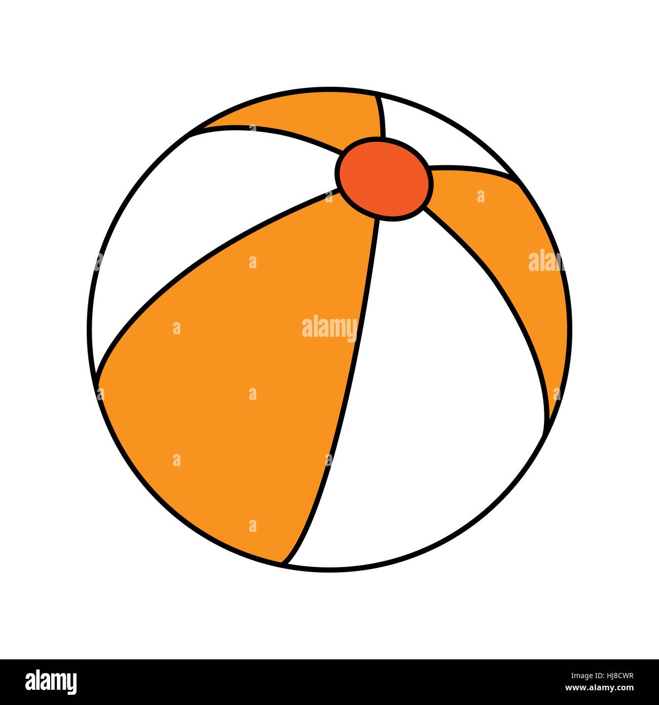 Yellow inflatable balloon on Stock Vector Images - Alamy