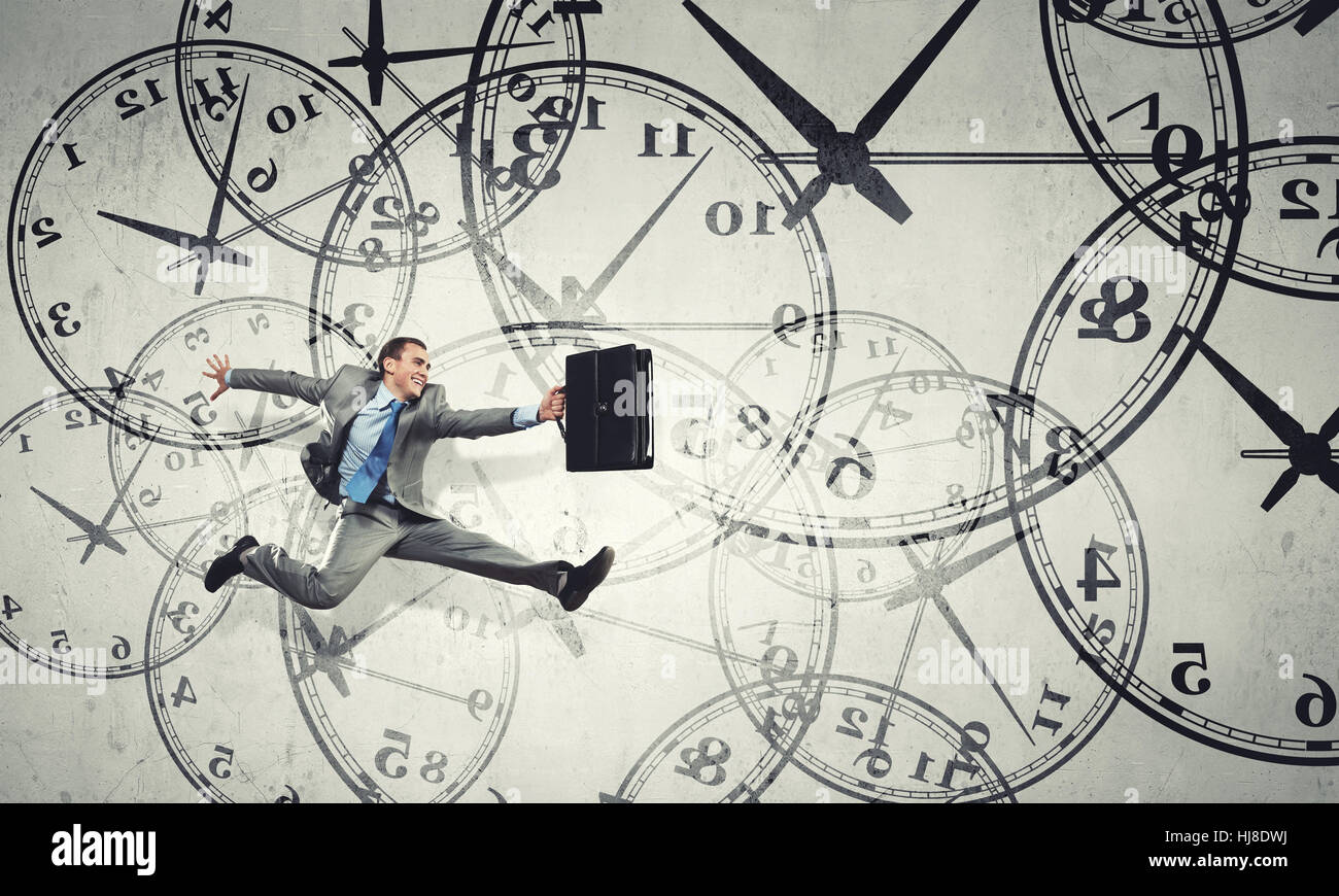 Hurry clock hi-res stock photography and images - Alamy