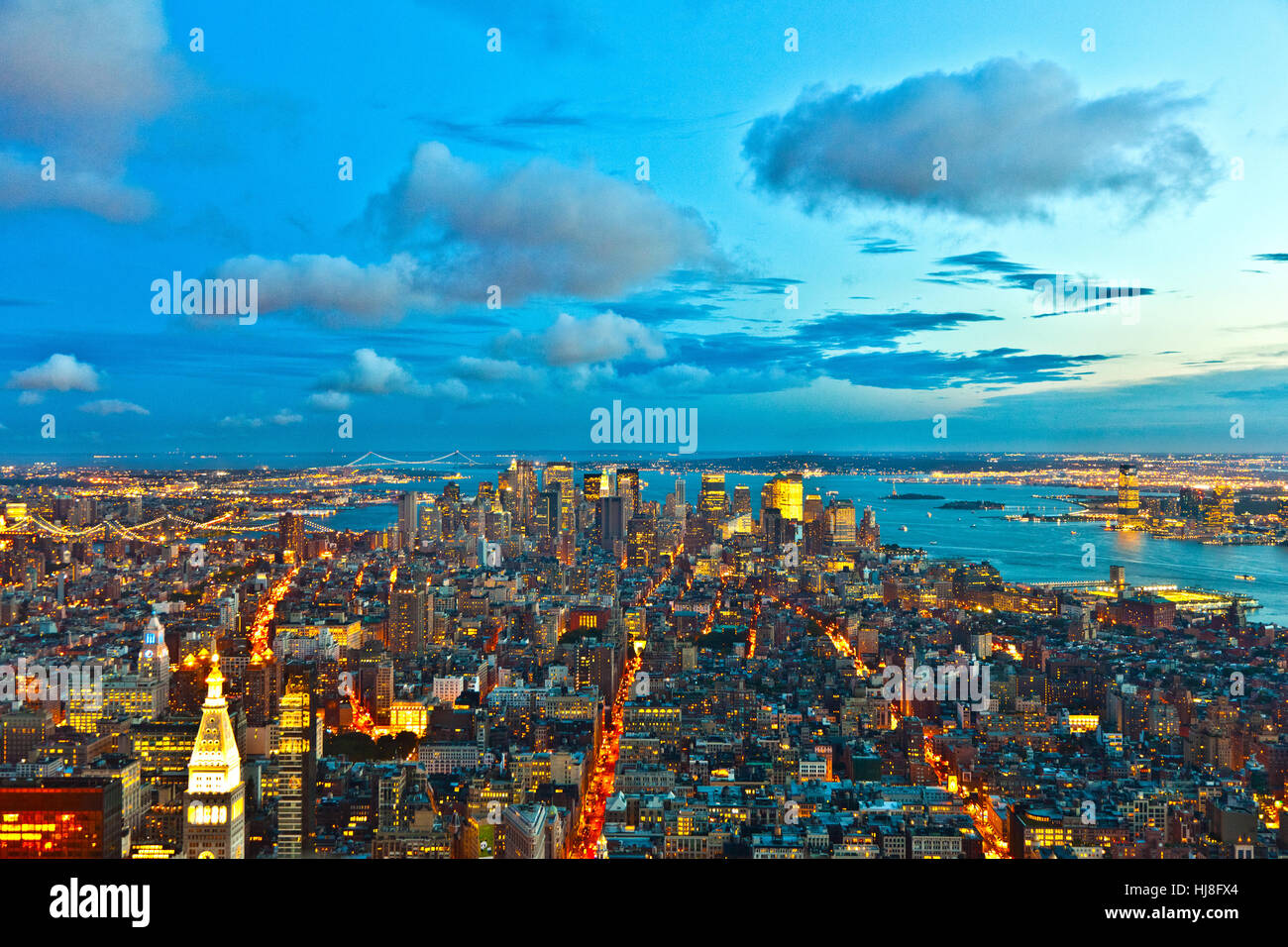 blue, evening, america, sight, view, outlook, perspective, vista ...