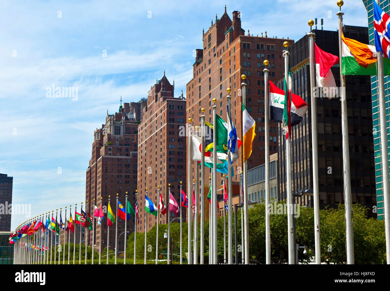 america, flags, new york, building, assembly, gathering, travel, city ...