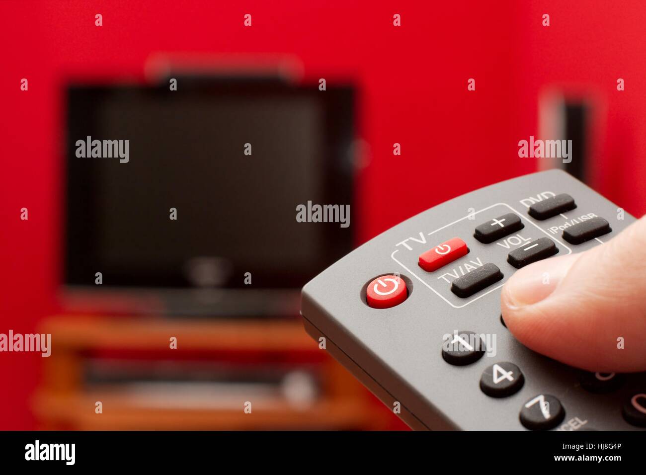Red locking device hi-res stock photography and images - Alamy