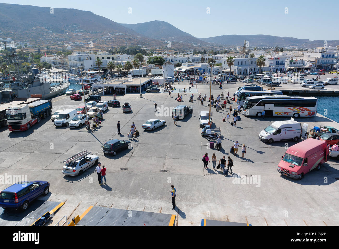 Paros ferry hi-res stock photography and images - Alamy