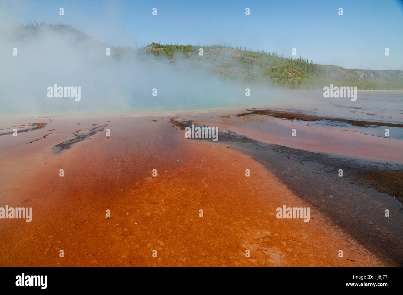 resources, microorganisms, geyser, blue, travel, liquid, environment ...