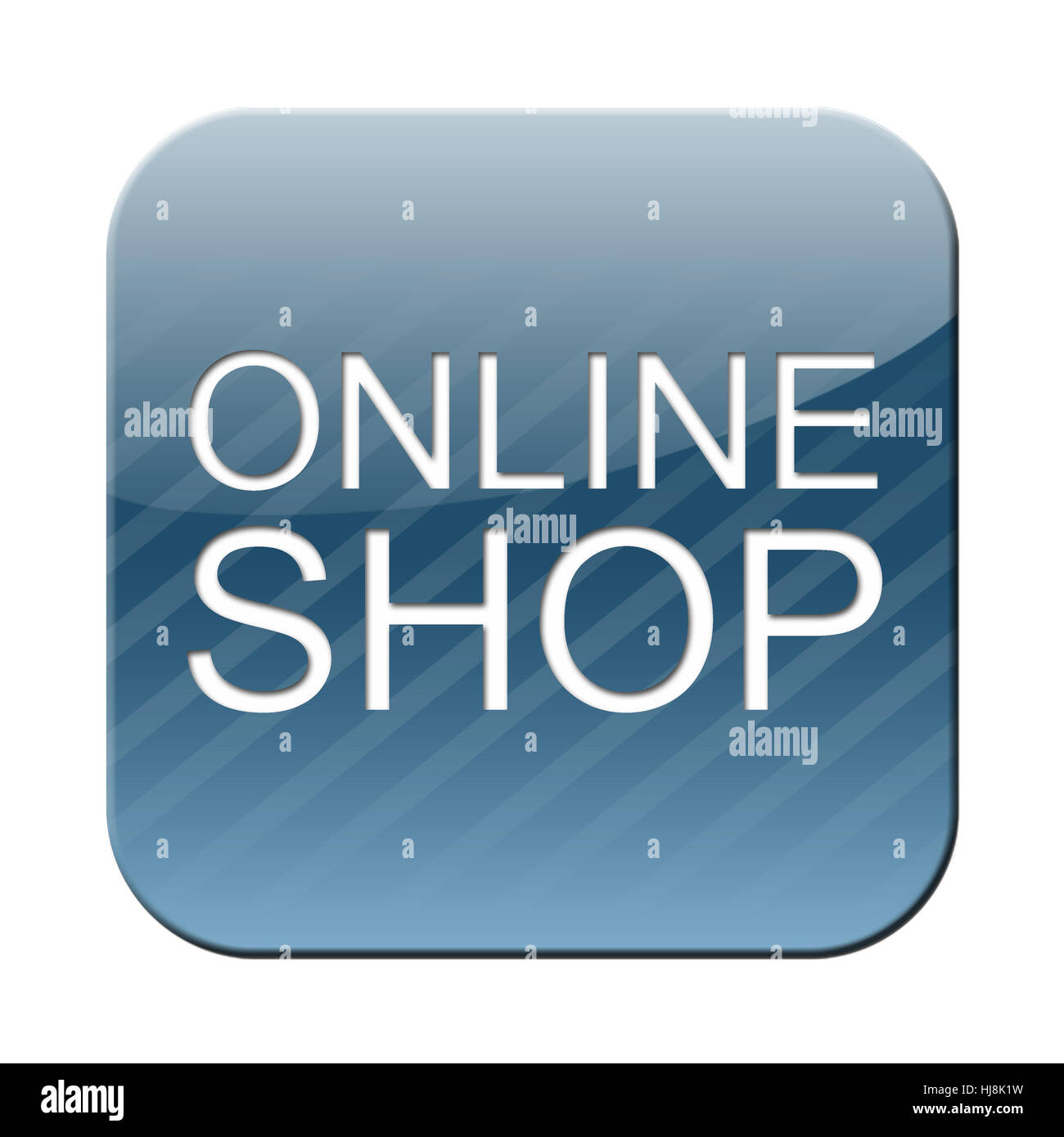 online shop button Stock Photo - Alamy