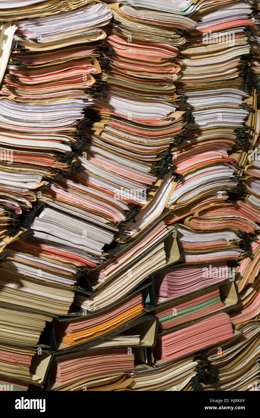 stack of paper Stock Photo - Alamy