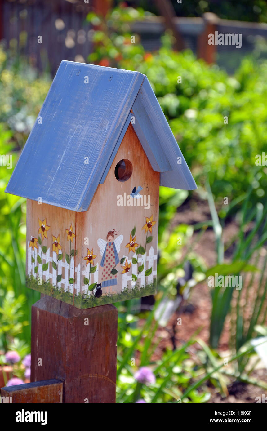 house, building, garden, bird, summer, summerly, ornamental, box, boxes ...