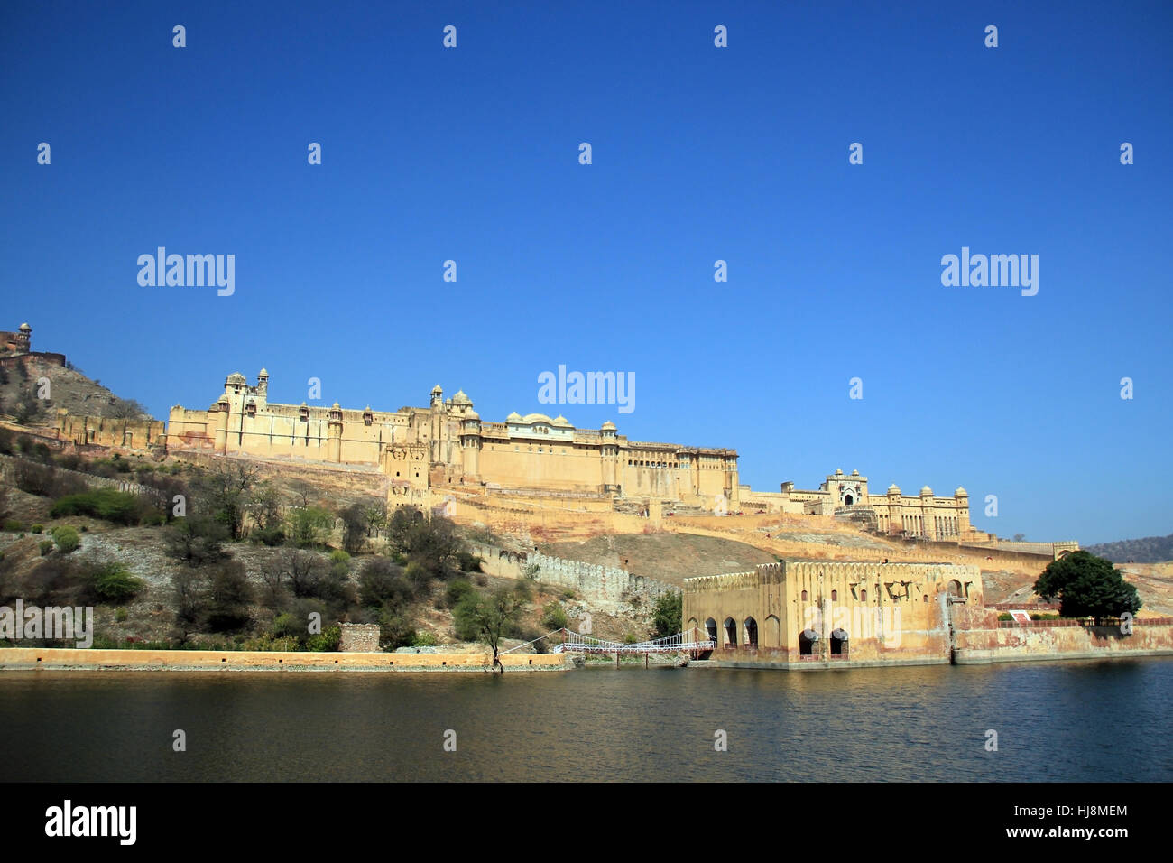 View of Amer Fort, outside Jaipur. Amer, India Stock Photo - Alamy