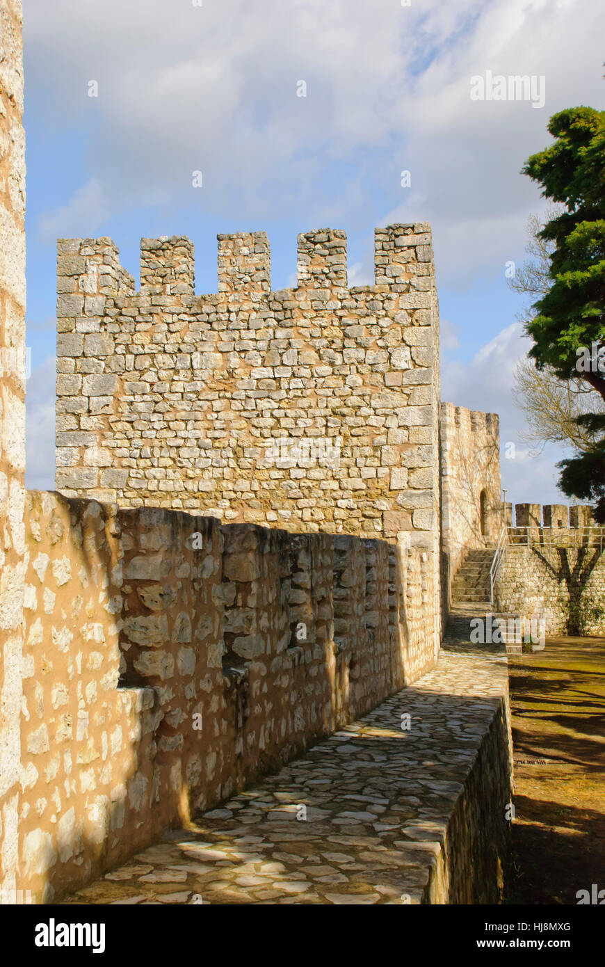tower, travel, historical, stone, europe, wall, ruins, portugal, brick ...