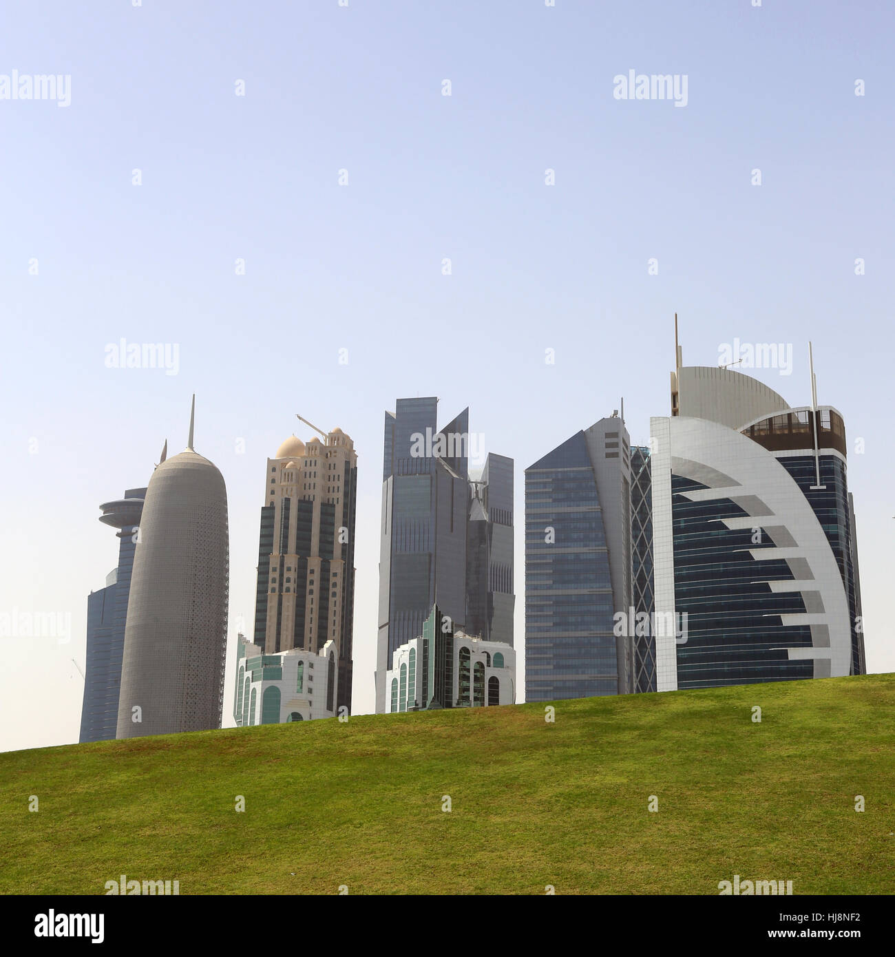 City skyline doha hi-res stock photography and images - Alamy