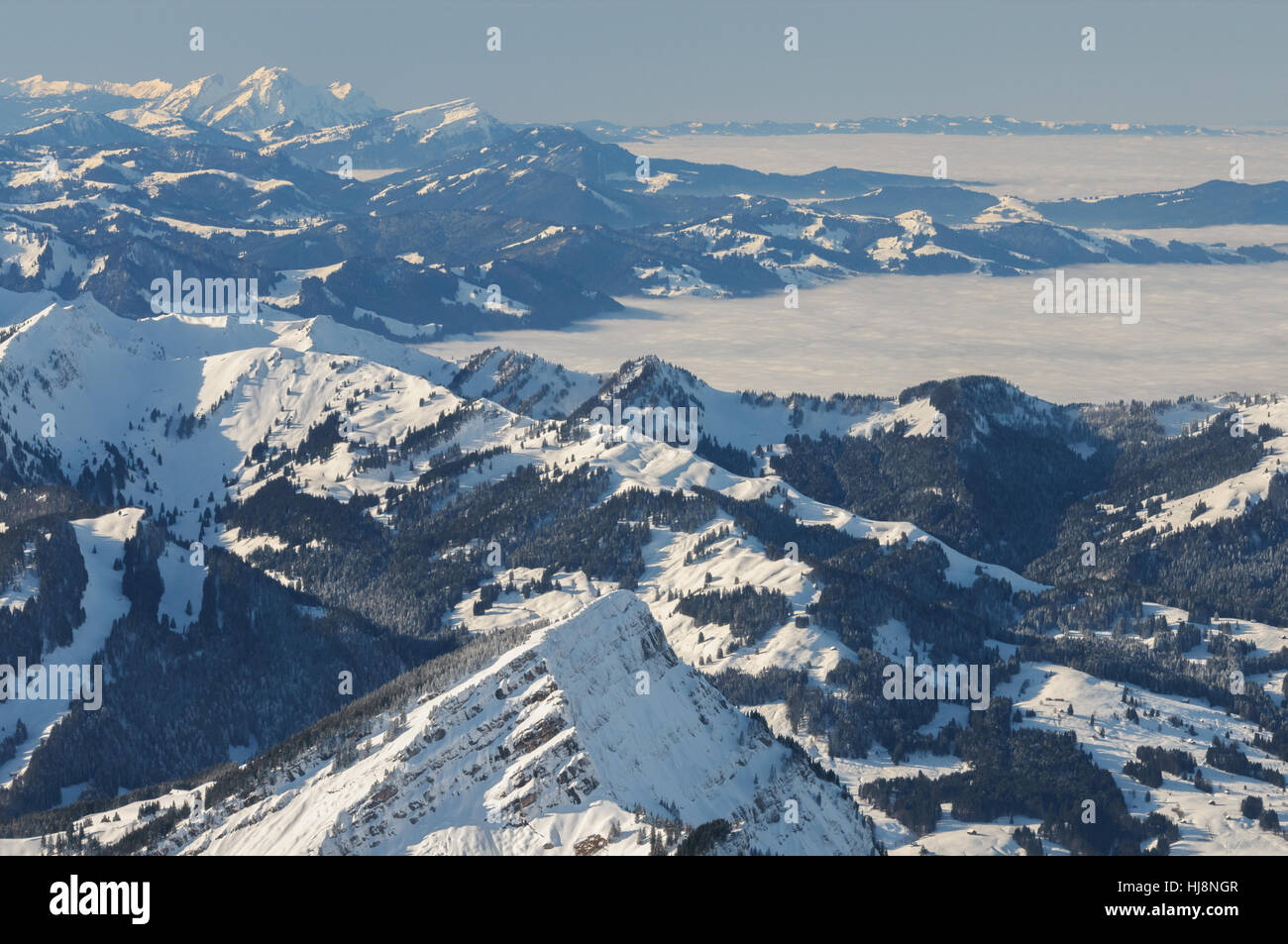 Aerial view of alps hi-res stock photography and images - Alamy