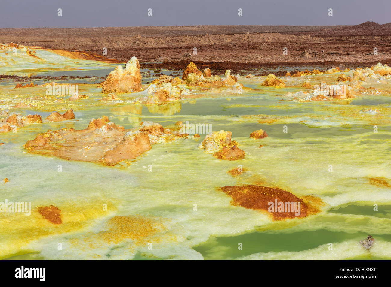 Volcanic landscape, Dallol, Afar, Ethiopia Stock Photo - Alamy