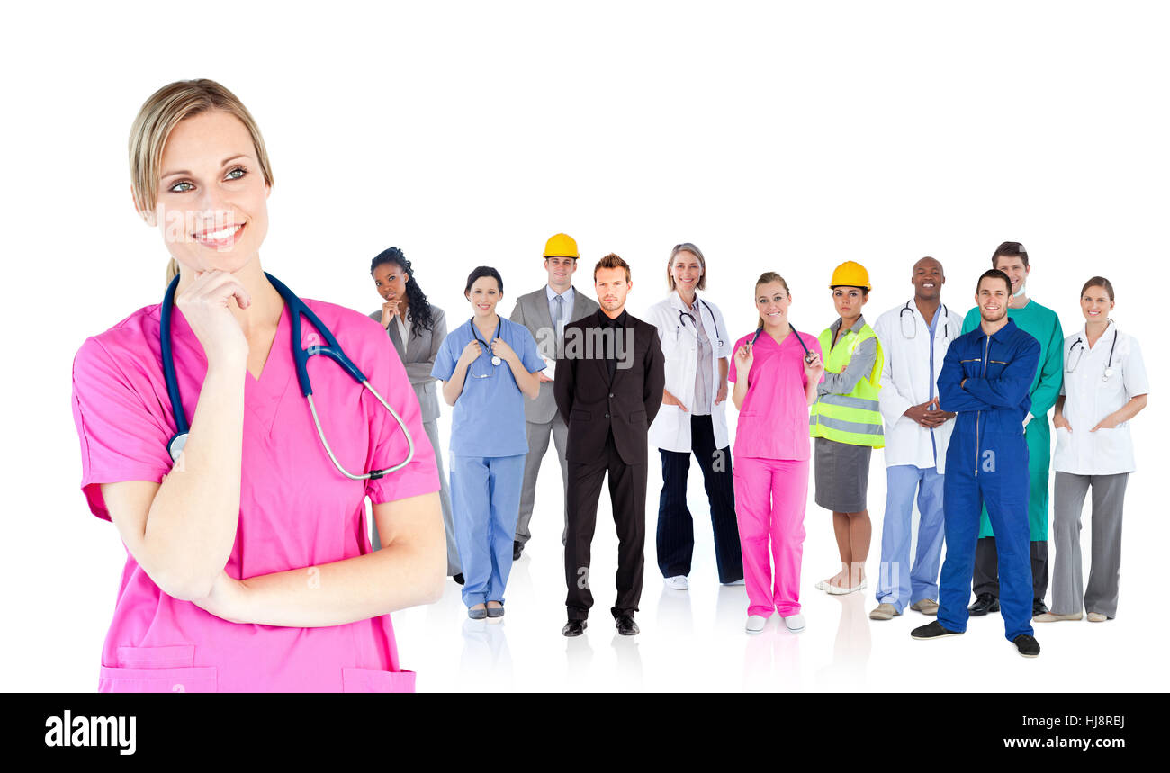 Different types of workers hi-res stock photography and images - Alamy