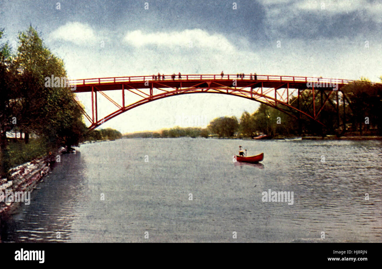 High Bridge, Lincoln Park, Chicago, circa 1908 Stock Photo - Alamy