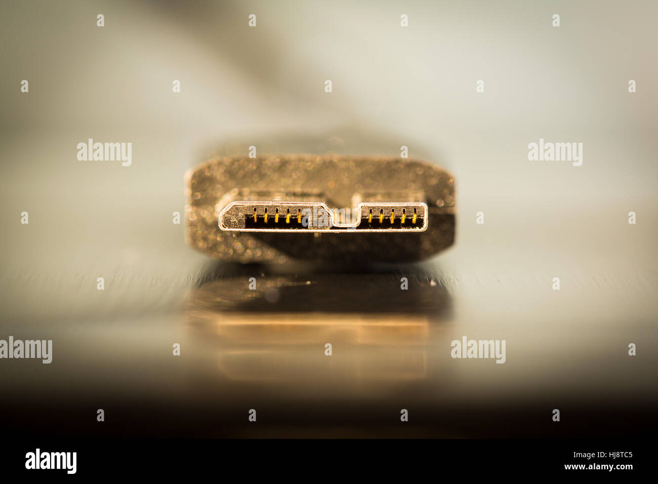 Close up of tip of USB SuperSpeed Stock Photo - Alamy