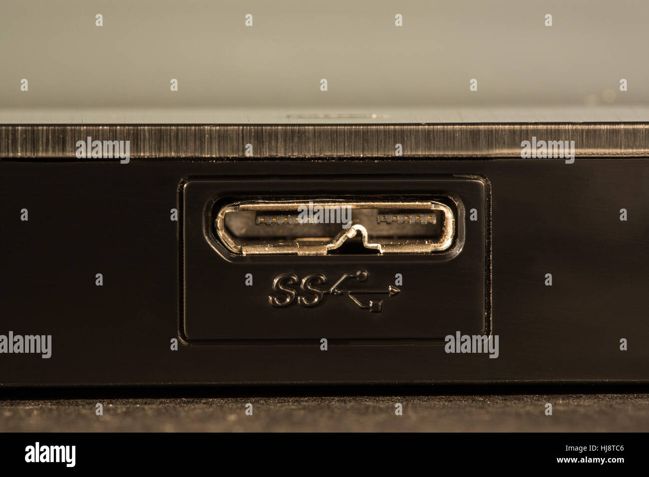 Close up of peripheral USB SuperSpeed Stock Photo - Alamy