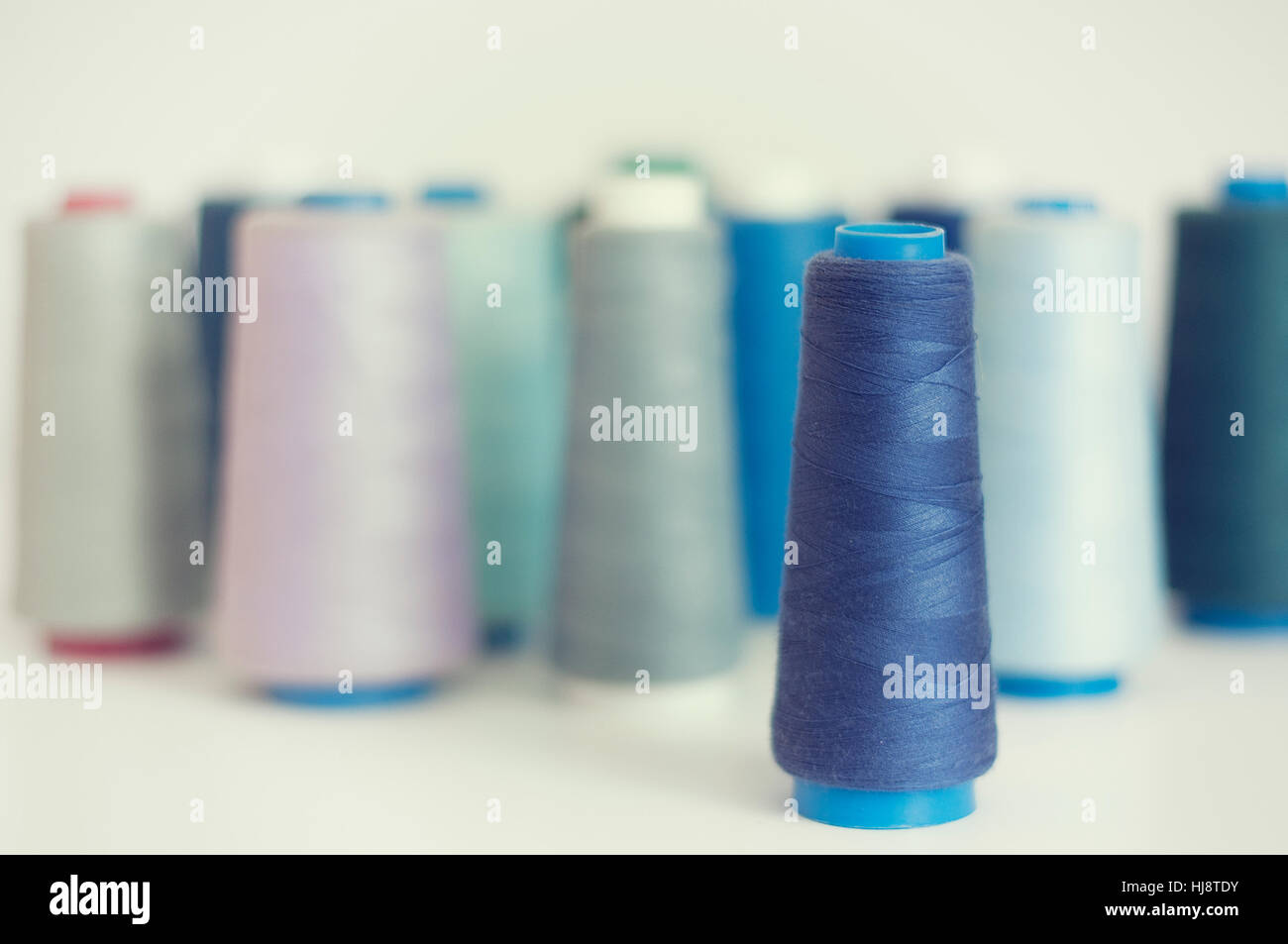 Reels of Cotton thread Stock Photo - Alamy