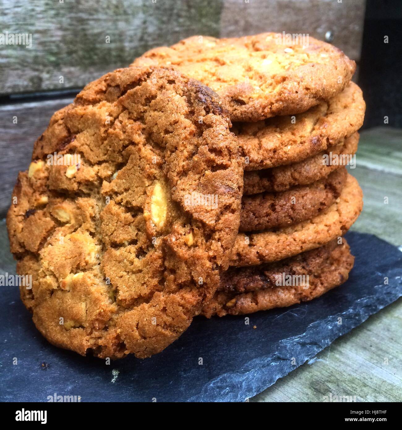Stack of cookies Stock Photo - Alamy