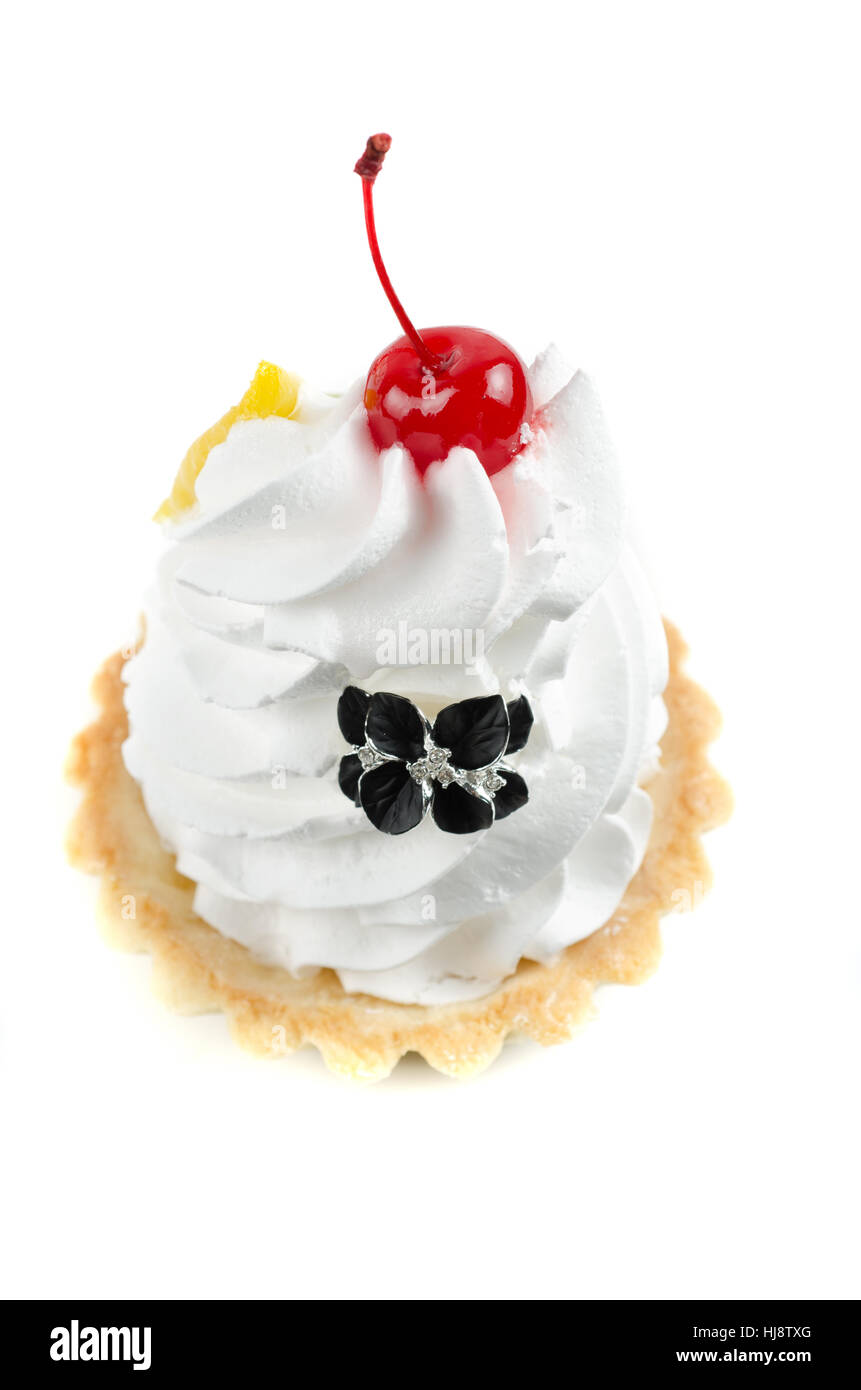 cup, blue, food, aliment, object, sweet, isolated, green, flower ...