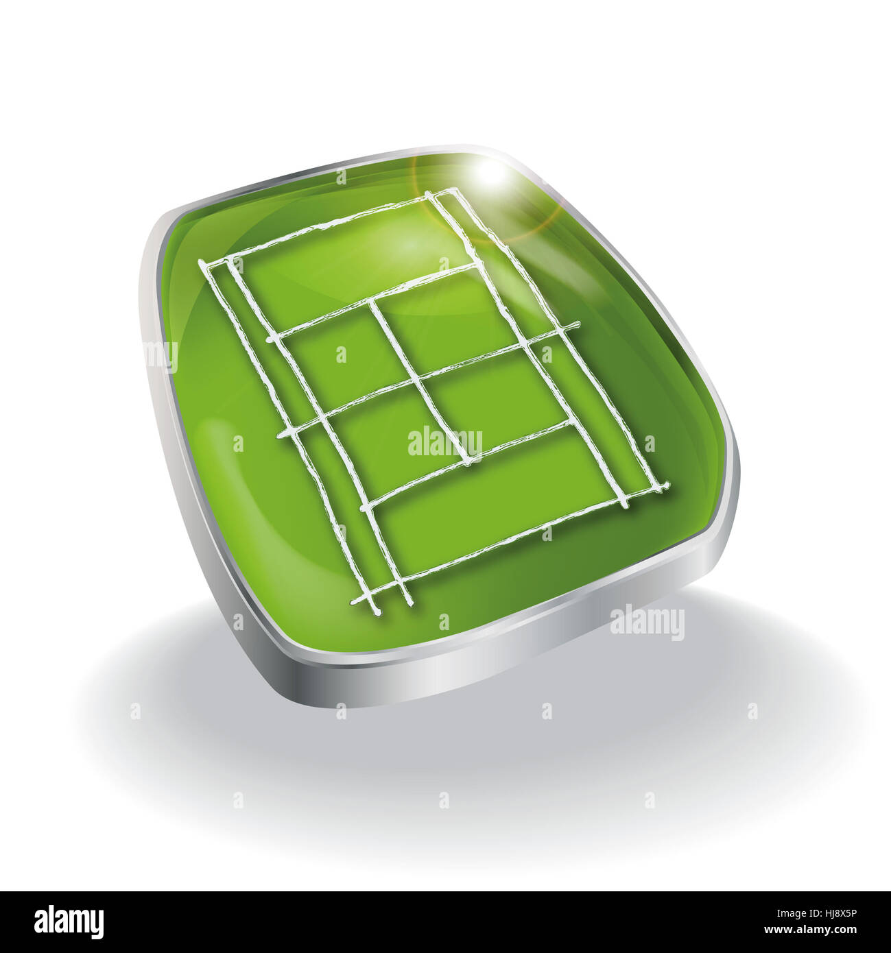 Green court Cut Out Stock Images & Pictures - Alamy