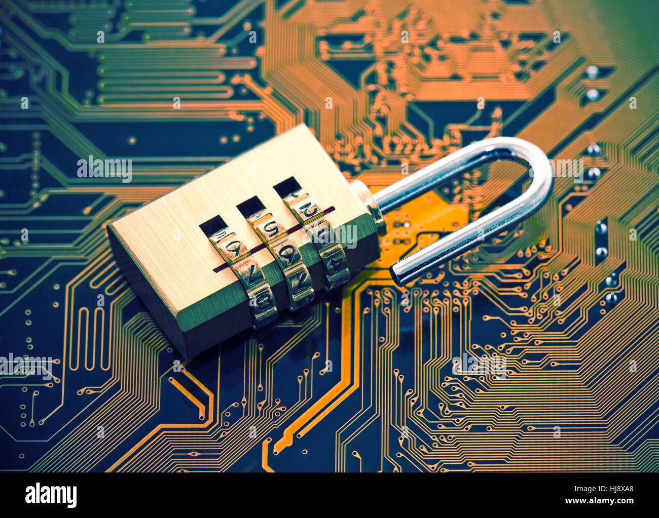 Circuit lock hi-res stock photography and images - Alamy