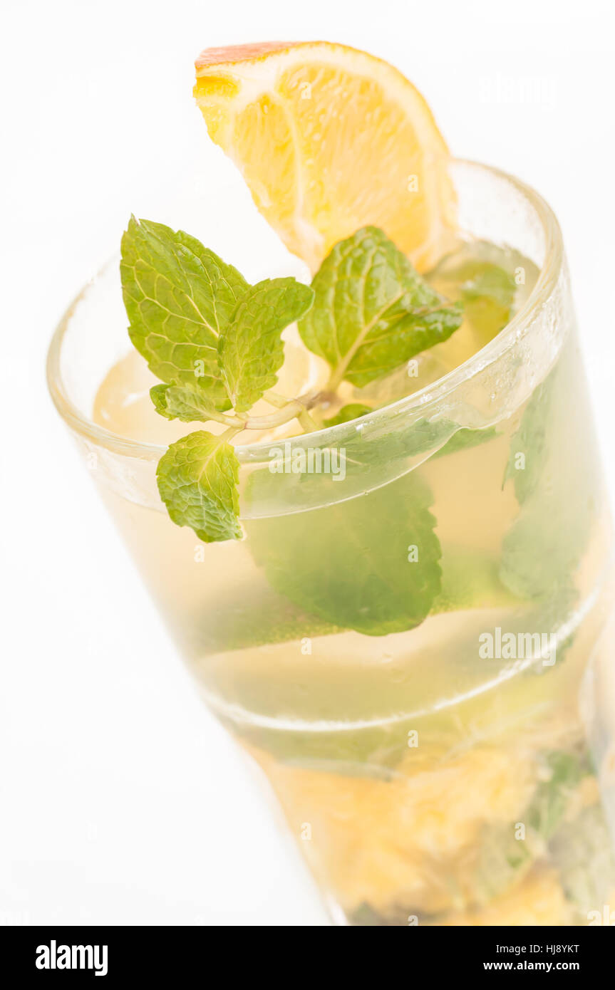 orange, drinks, alcohol, mint, mixed, white, cocktail, long-drink ...