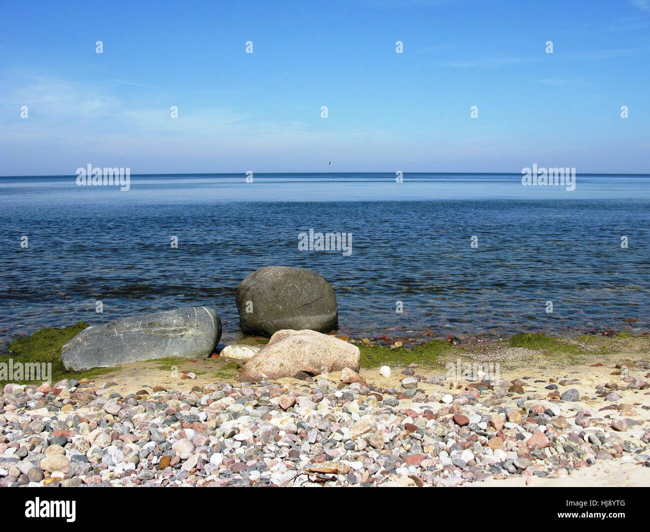 horizon, beach, seaside, the beach, seashore, water, baltic sea, salt ...