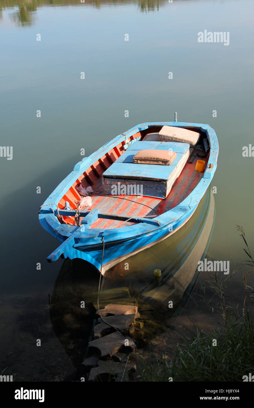 north africa, tunisia, fishing boat, rowing boat, canoe, carthage ...