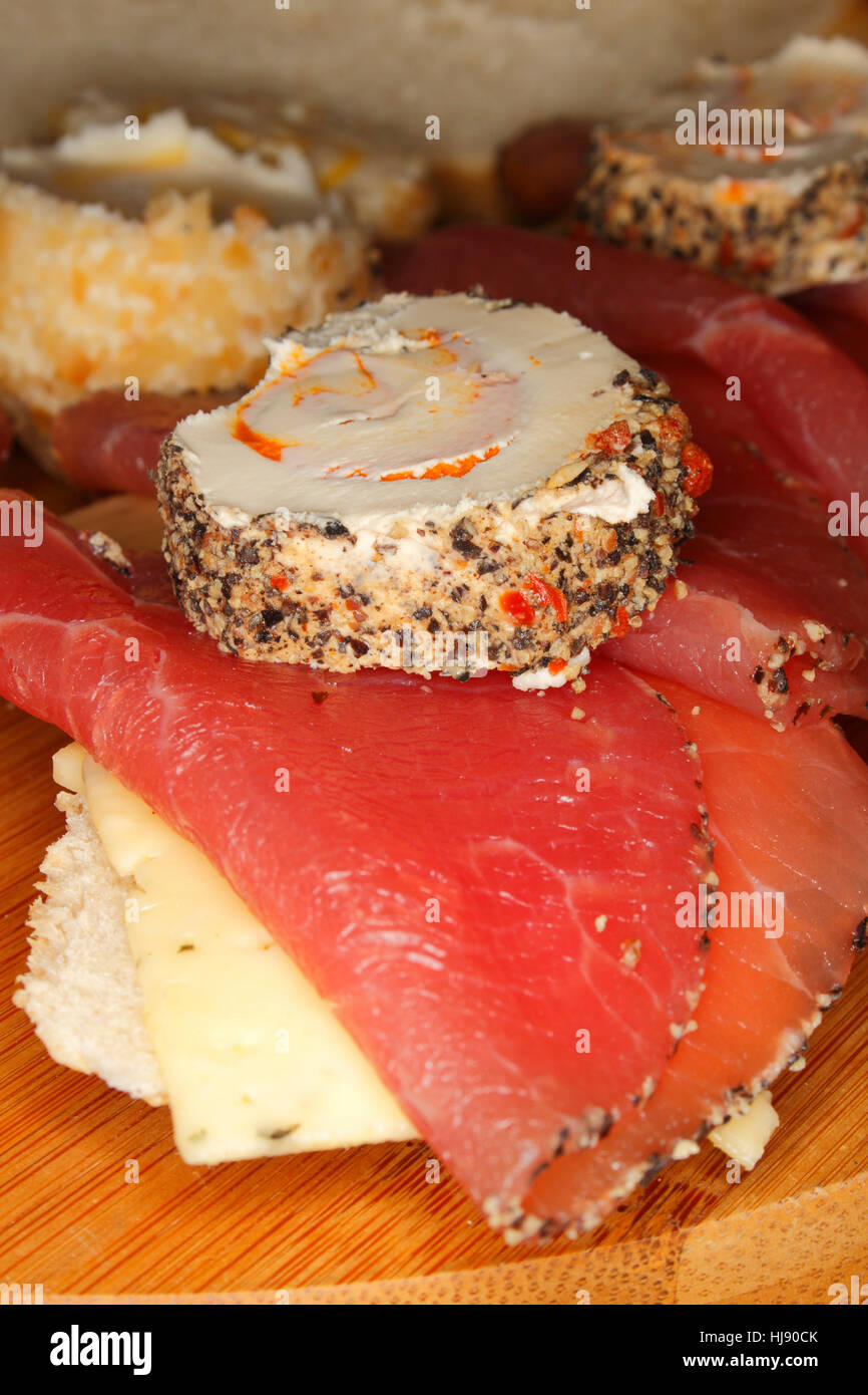 ham, cold cuts, rolled filet of pork, rolled filet of ham, food ...