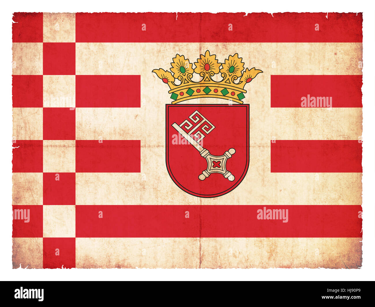 city, town, antique, Hanseatic city, flag, soils, german, bremen ...