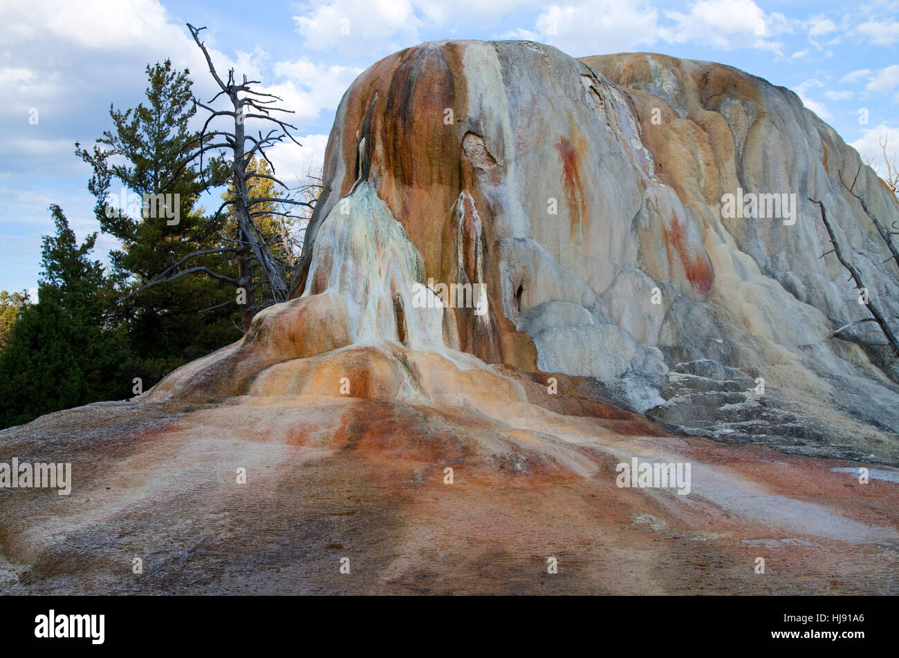 orange spring mound Stock Photo - Alamy