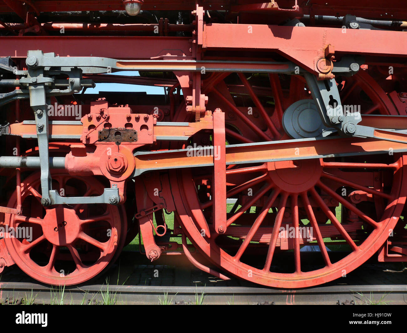 Locomotive wheels hi-res stock photography and images - Alamy