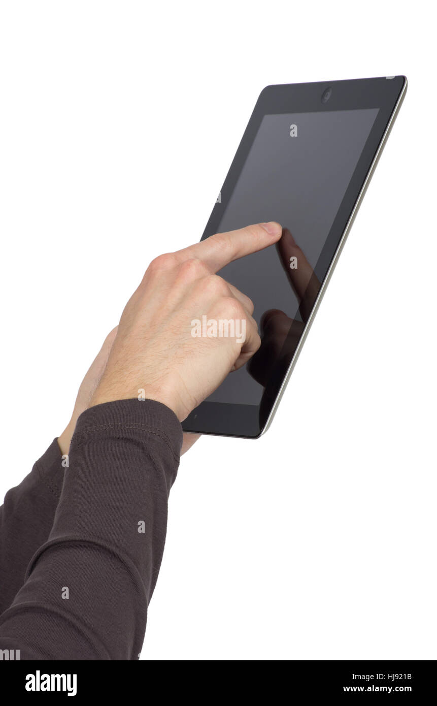 laptop, notebook, computers, computer, hand, finger, object, single ...