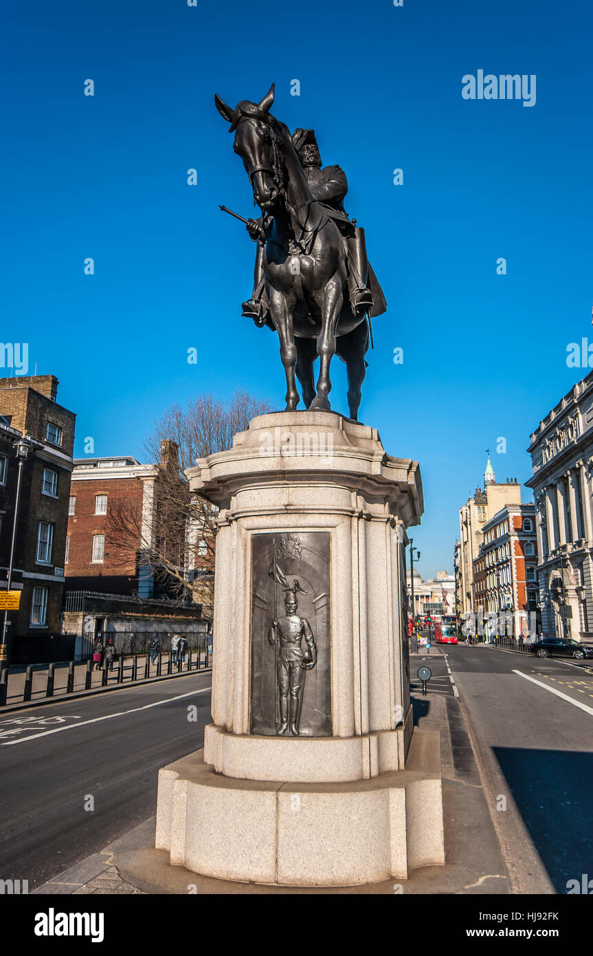Duke of cambridge statue whitehall hi-res stock photography and images ...