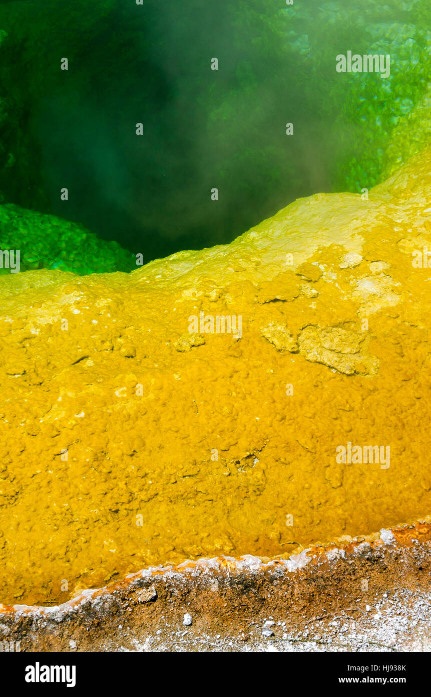 summer, summerly, geyser, mineral, colors, colours, heat, warmth ...