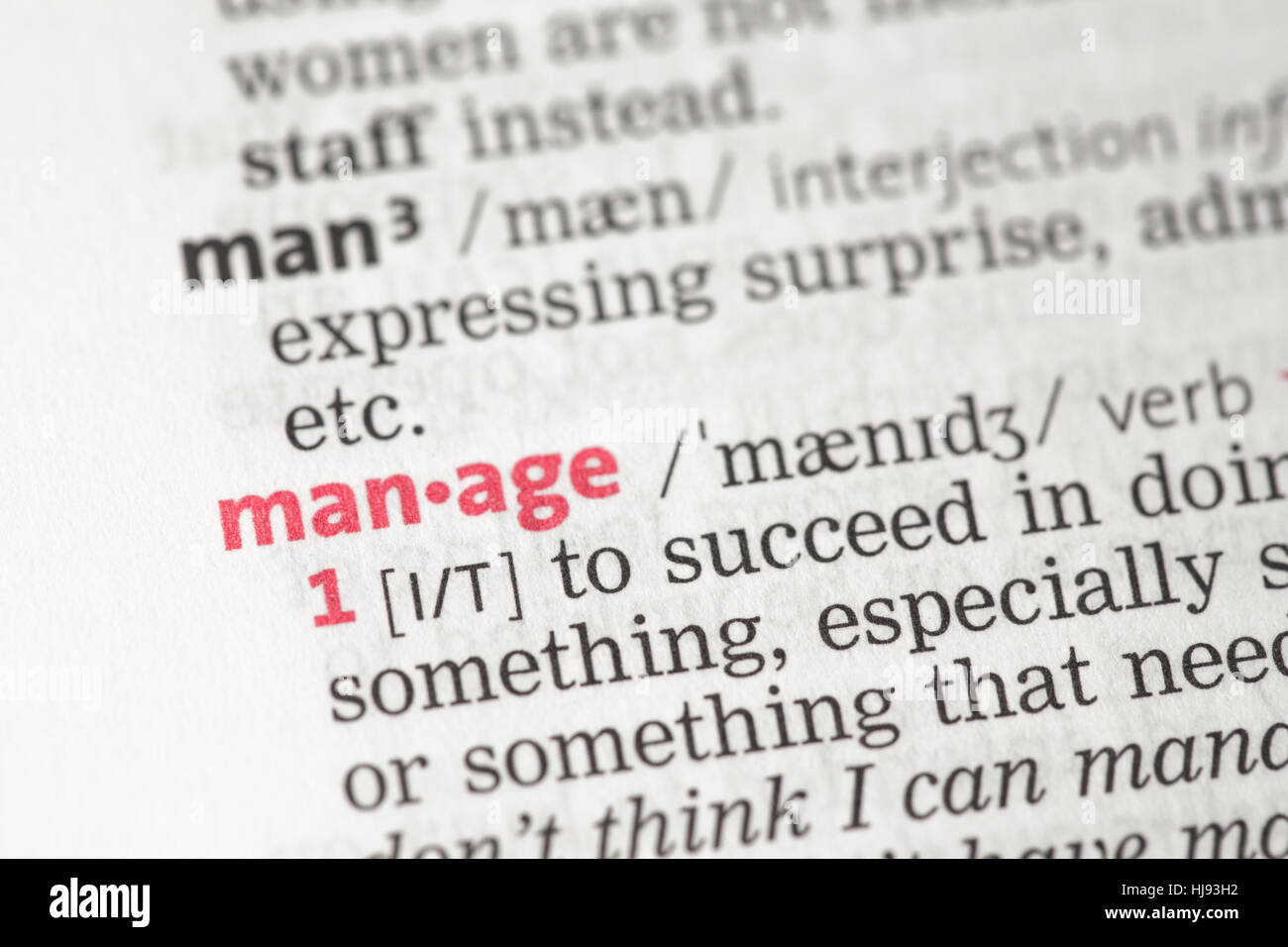 Manage Definition In The Dictionary Stock Photo Alamy manage-definition-in-the-dictionary-stock-photo-alamy