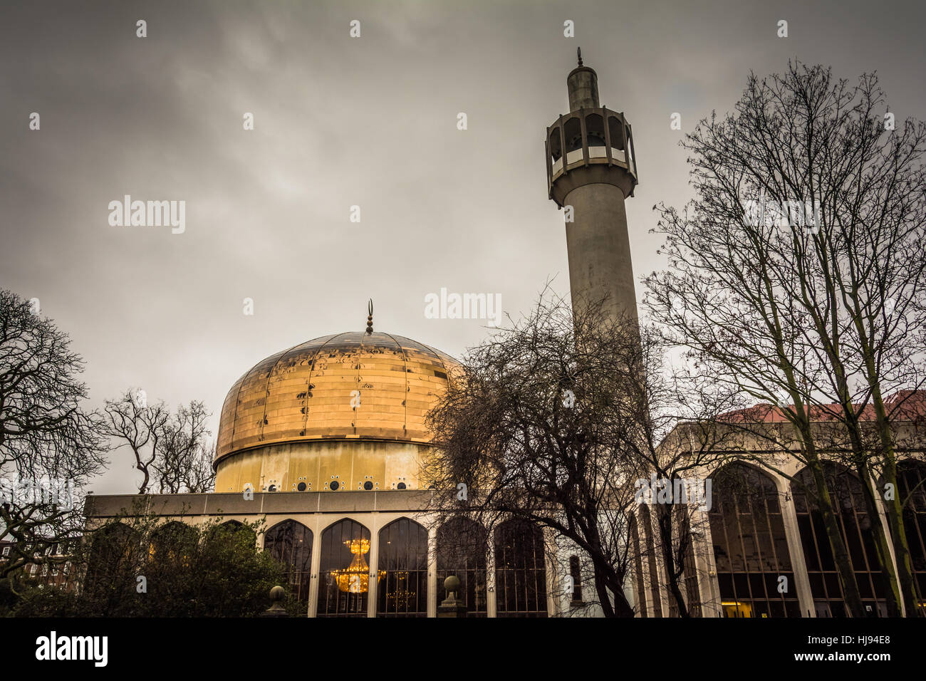 The London Central Mosque in Regent's Park, London, UK Stock Photo - Alamy