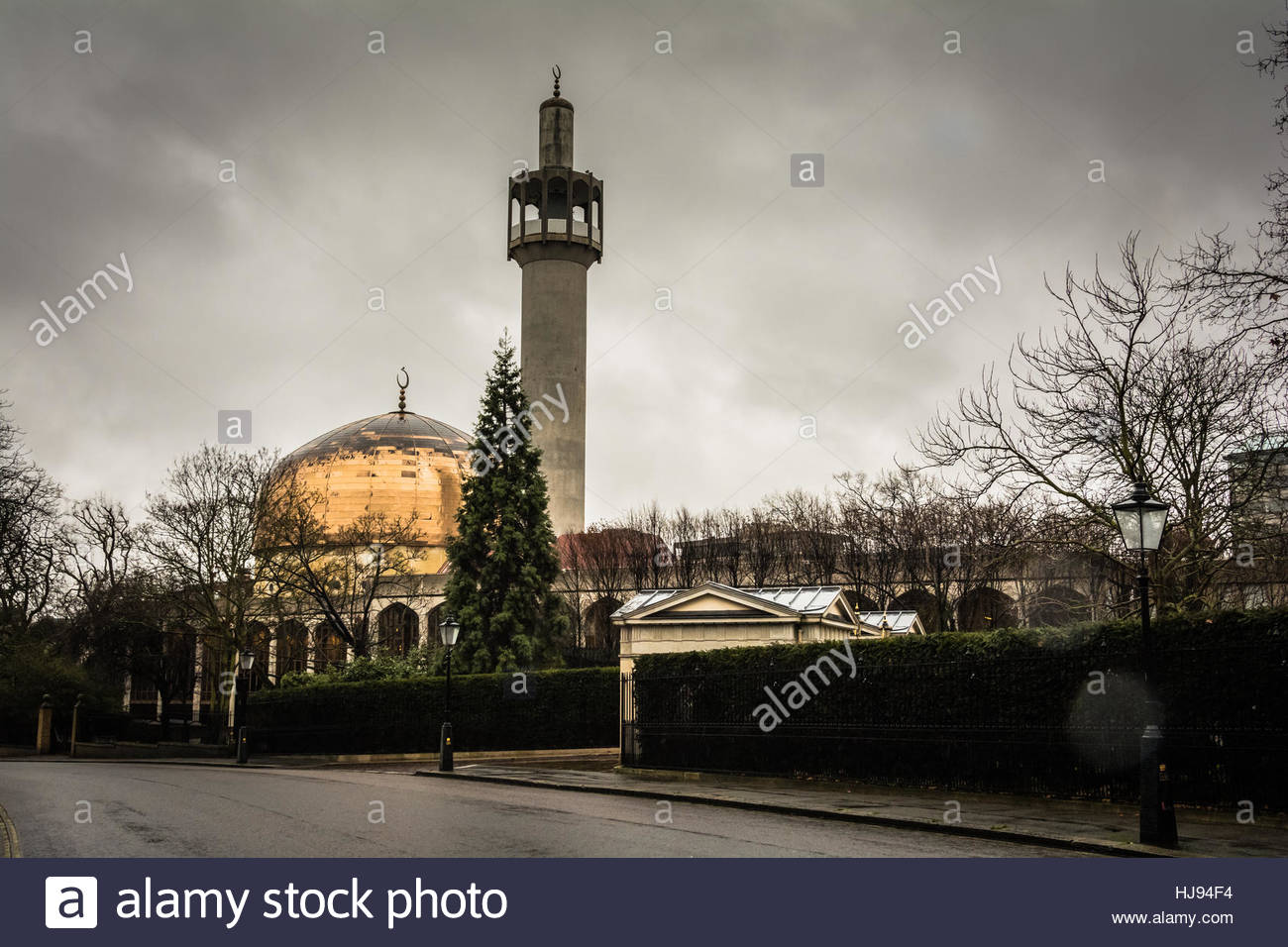 Regents Park Mosque Architecture Stock Photos & Regents Park Mosque ...