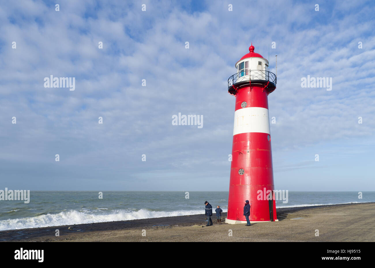 beach, seaside, the beach, seashore, netherlands, coast, beacon, salt ...
