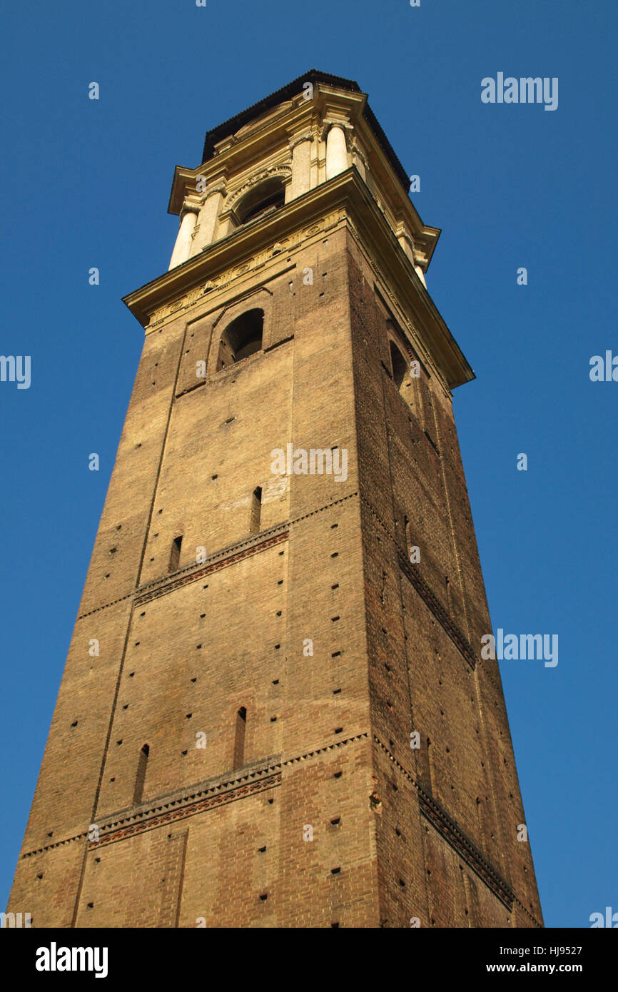 tower, church, cathedral, brick, bell, style of construction ...