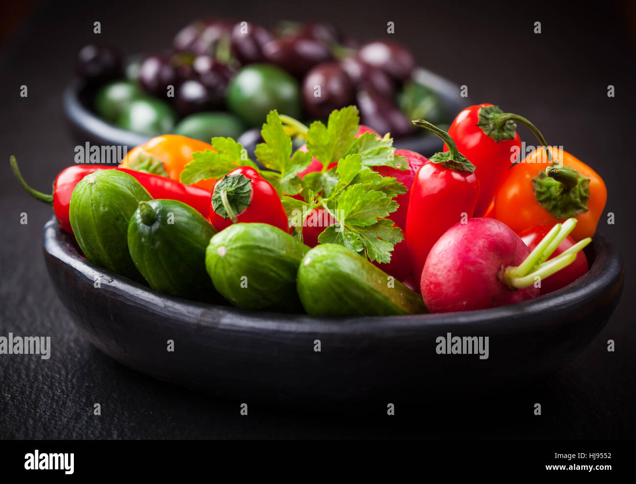 pepper, raw, food, dish, meal, olive, radish, tomato, food, aliment ...