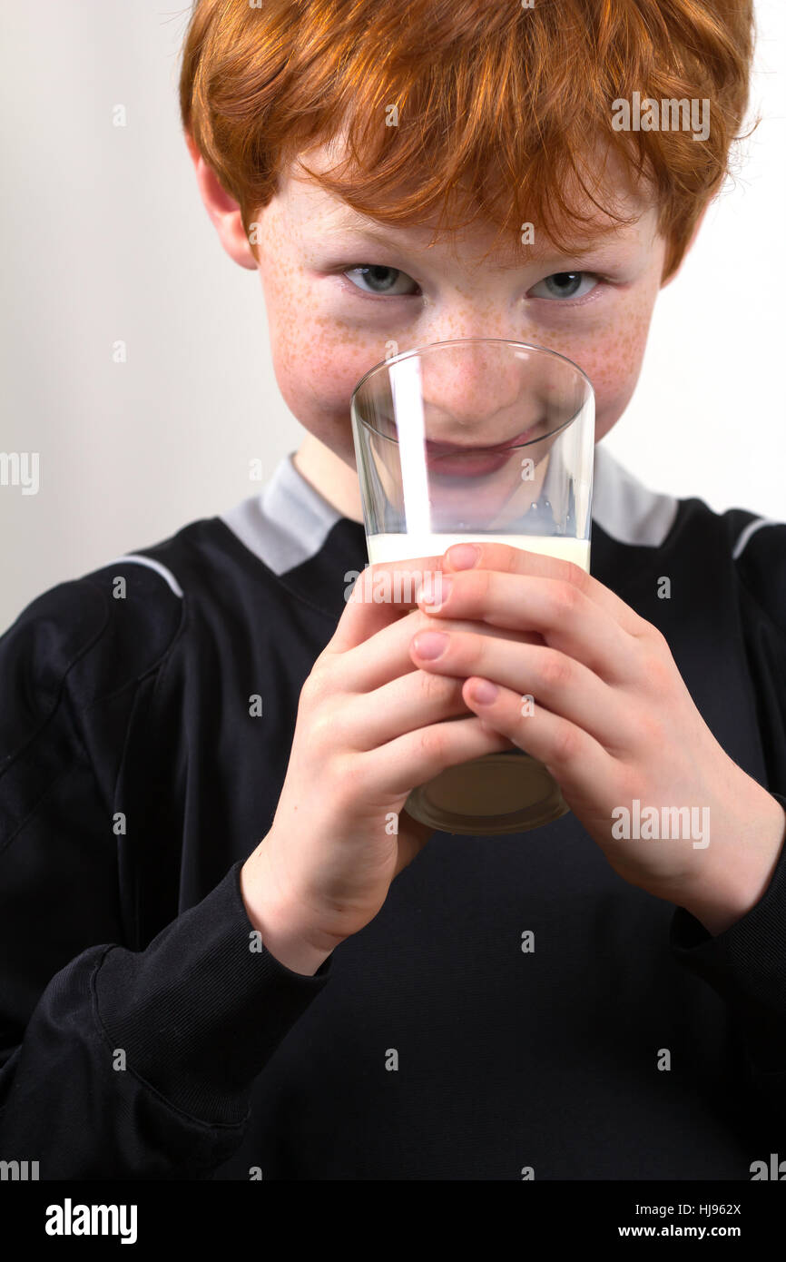hairs, milk, freckles, schoolchild, ruddiness, boy, lad, male youngster ...
