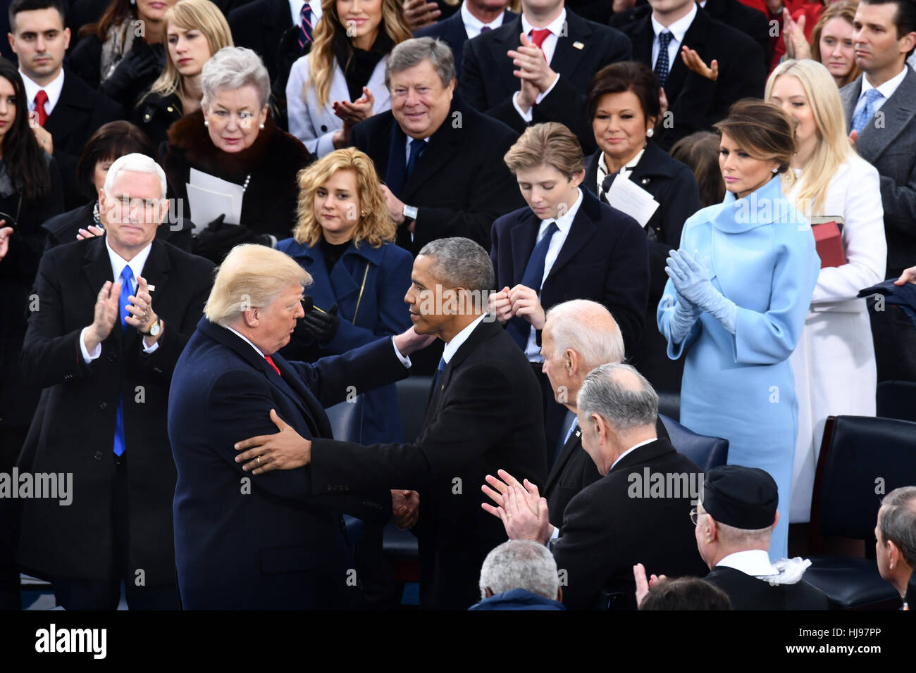 President Donald Trump thanks former President Barack Obama following ...