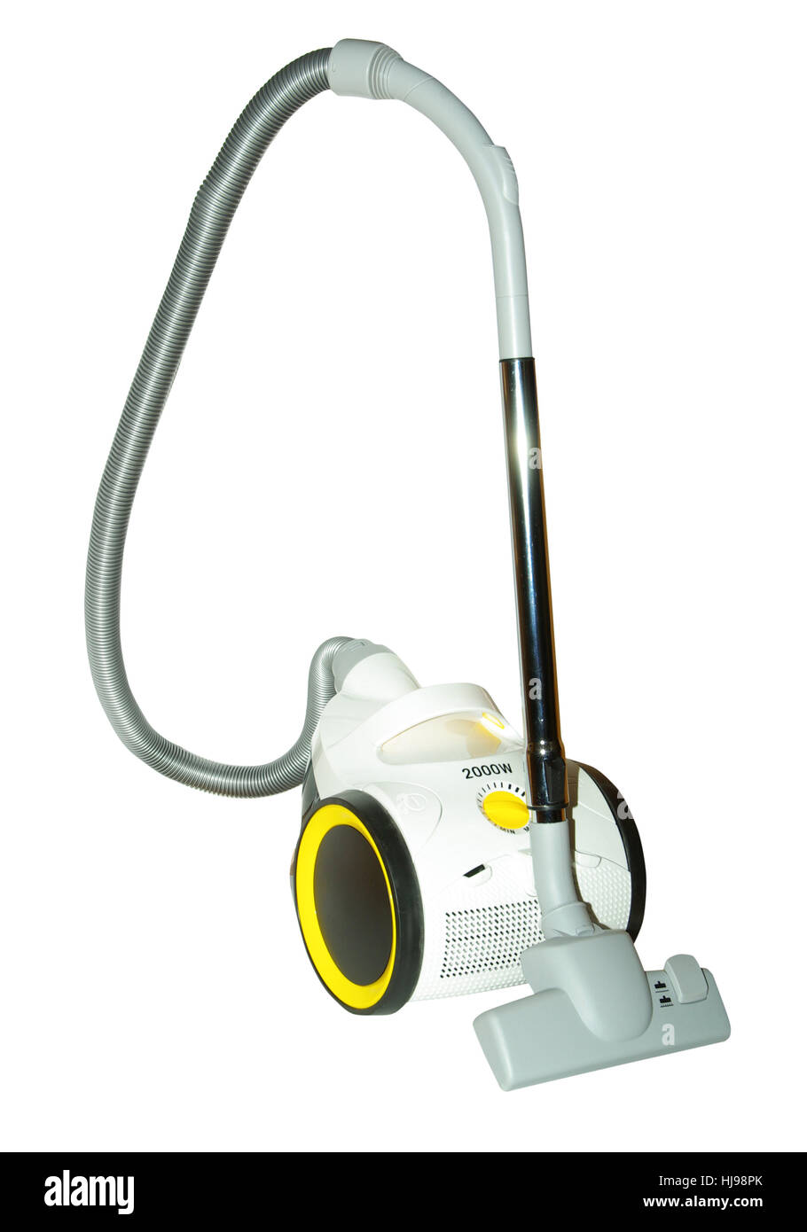 New modern vacuum cleaner isolated on white background Stock Photo - Alamy