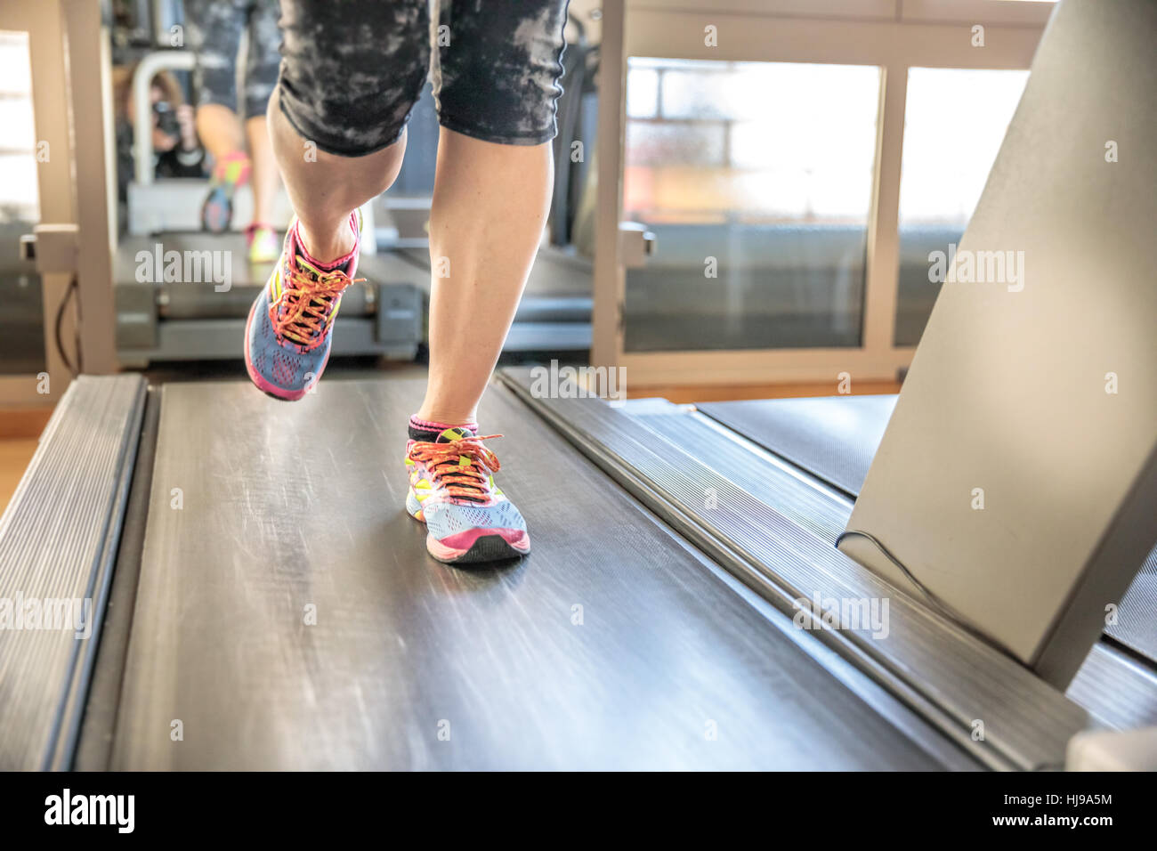The treadmill run Stock Photo - Alamy