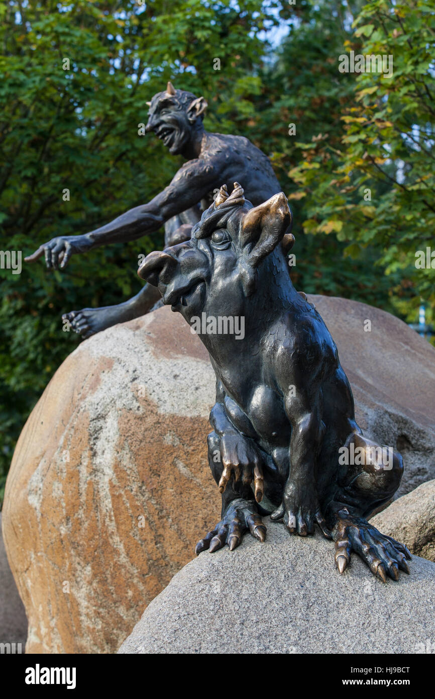 statue, resin, devil, devils, witch, statue, width, resin, woods ...