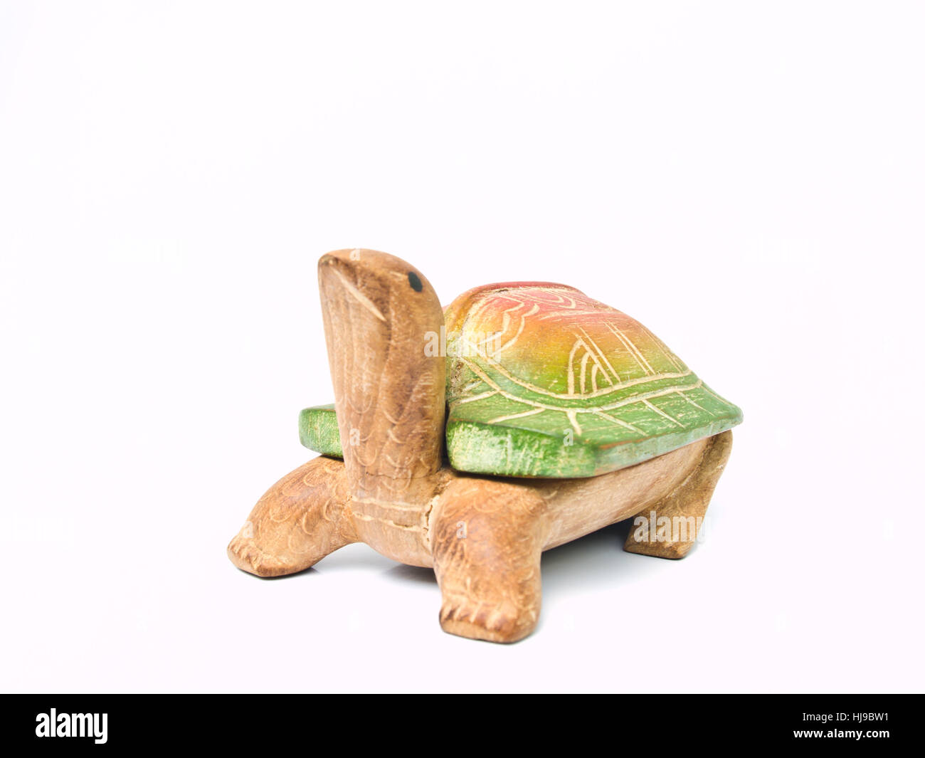 isolated, animal, green, wood, front view, decoration, believe, zodiac ...