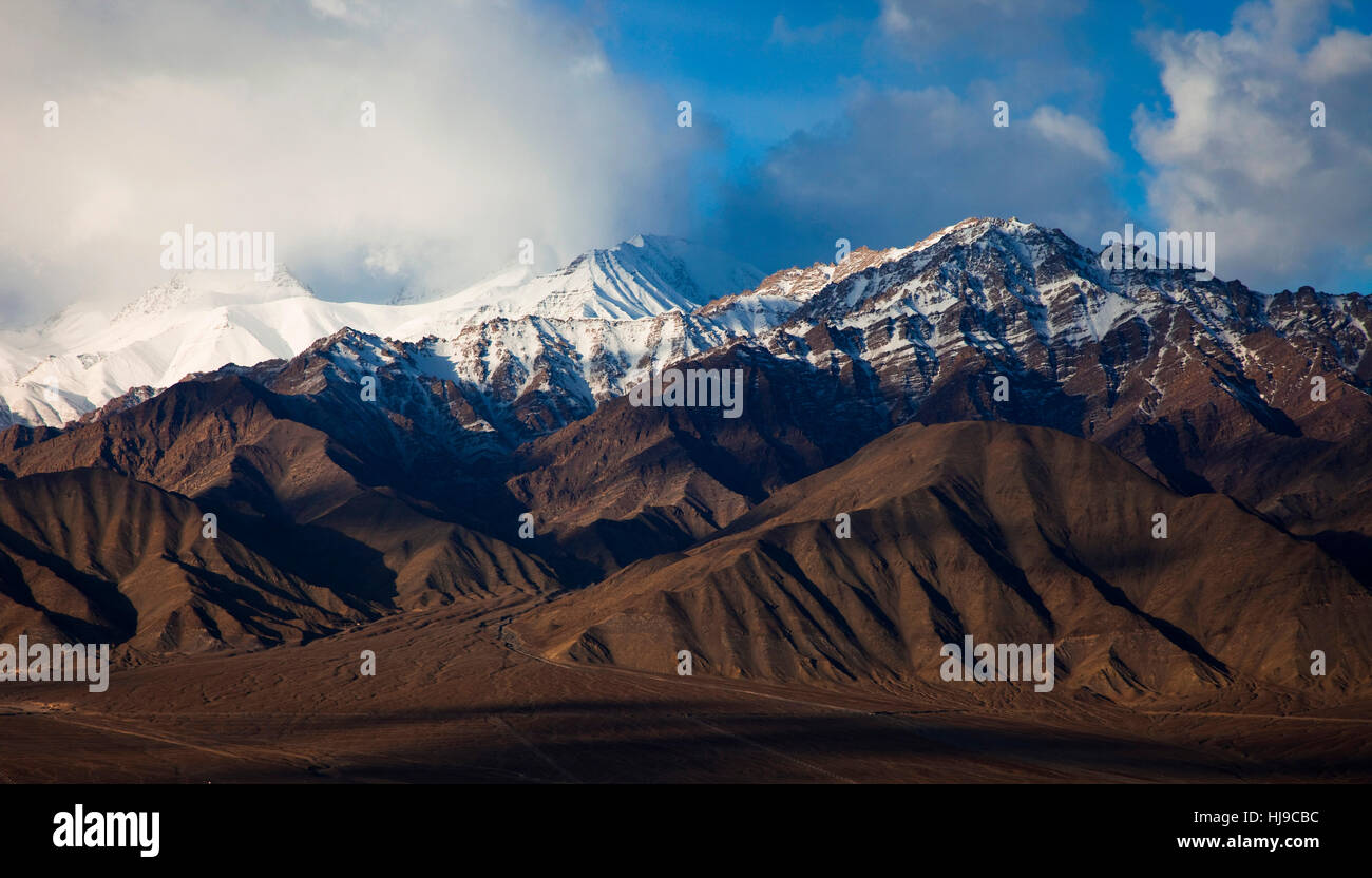 mountains, desert, wasteland, india, steppe, mountain range, himalayas ...