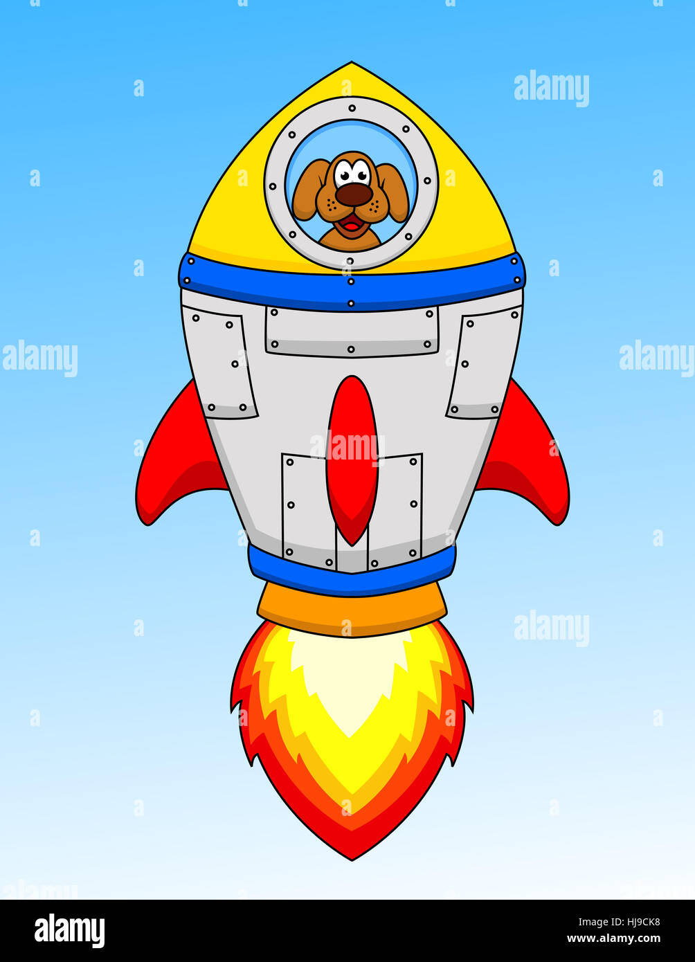 Cartoon dog rowing boat hi-res stock photography and images - Alamy