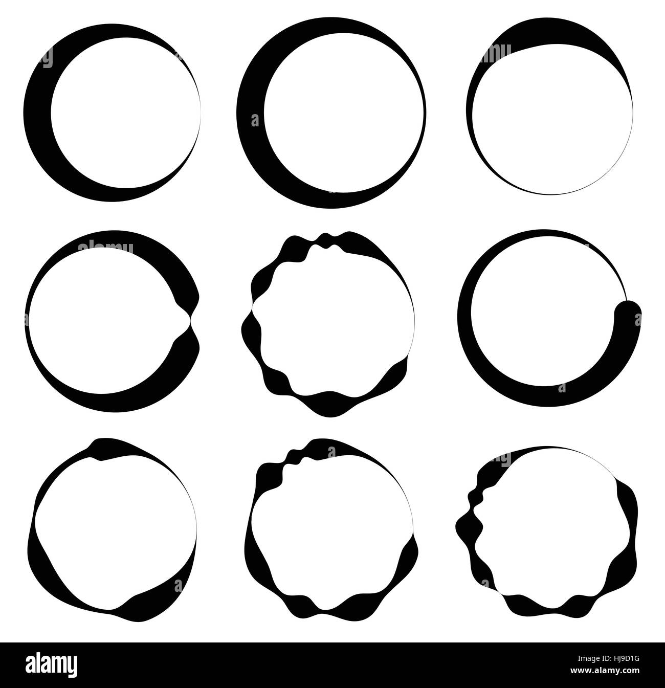 Irregular circle hi-res stock photography and images - Alamy