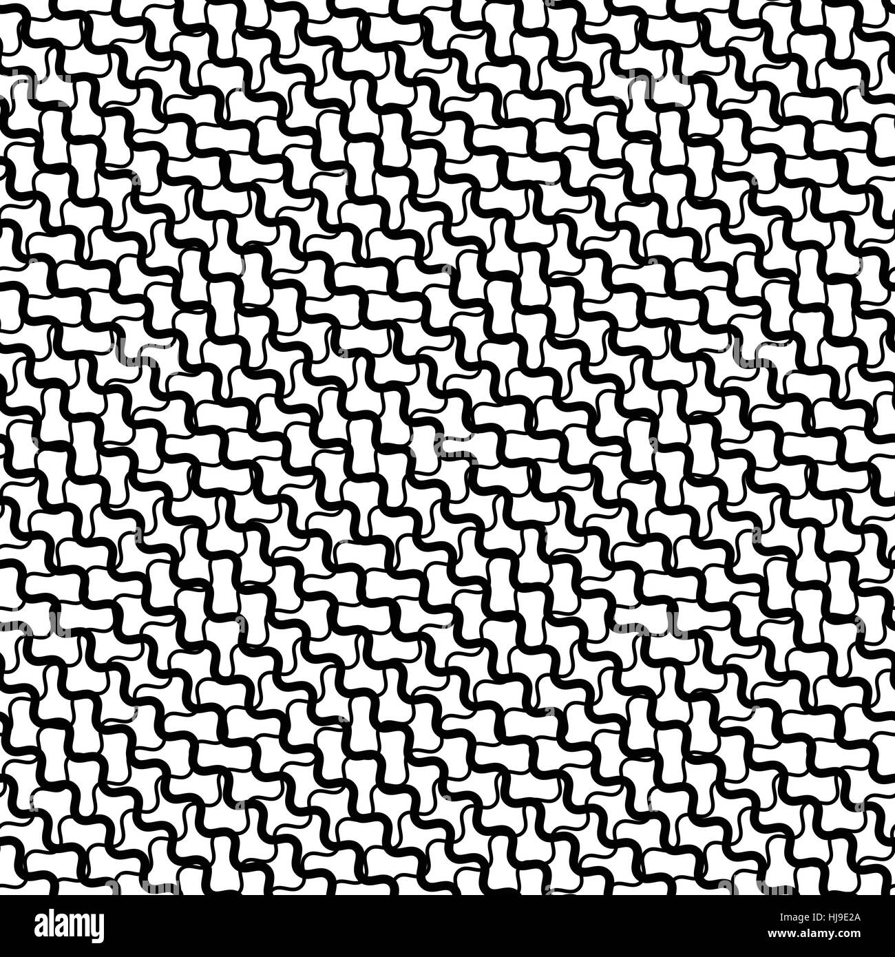 Mesh, grid with intersecting deformed, distorted lines. Seamlessly ...